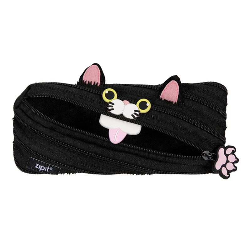 ZIPIT ペンケース ZP アニマルズモンスター DOG ベージュ ポーチ 小物入れ オシャレ プレゼント 限定｜【文具の森】通販サイト