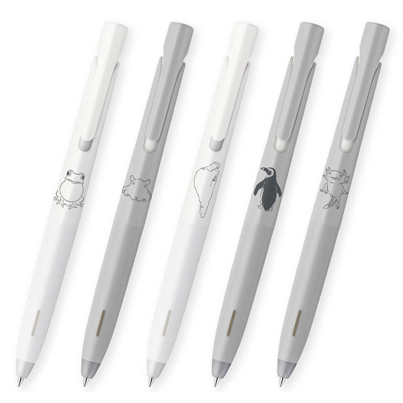 ゼブラ ブレン アニマルシリーズ 0.5 Green Flash 5本セット “筆記振動(ブレ)”を制御したブレないボールペン グッズ 日本製 ...