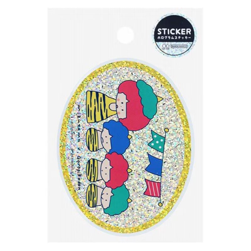 ホログラムステッカー mizutama×サンリオキャラクターズ ゴロピカドン コラボ 雑貨 グッズ 描き下ろし 限定 サンスター文具｜【文具の ...