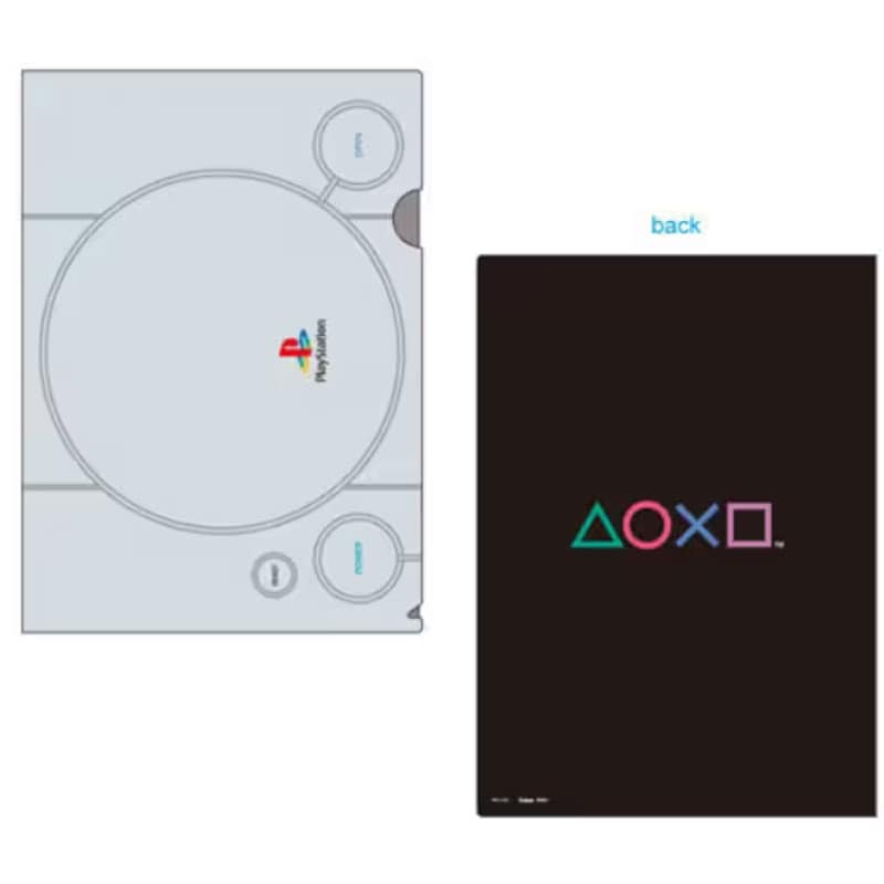 funbox PlayStation A4 クリアファイル プレイステーション レトロ 懐かしい プレゼント オシャレ｜【文具の森】通販サイト
