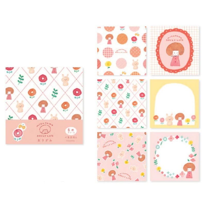 mizutama 折り紙 DAILY LIFE かわいいお花 120枚 プレゼント かわいい 限定 オシャレ 日本製｜【文具の森】通販サイト