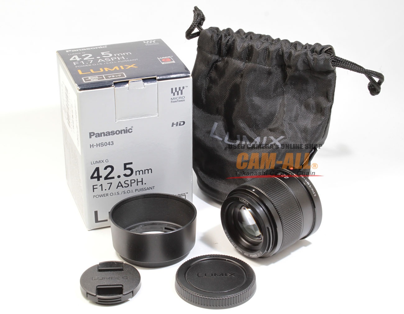 中古 パナソニック G42.5mm F1.7 ASPH POWER OIS 程度：AB+（良品プラス）