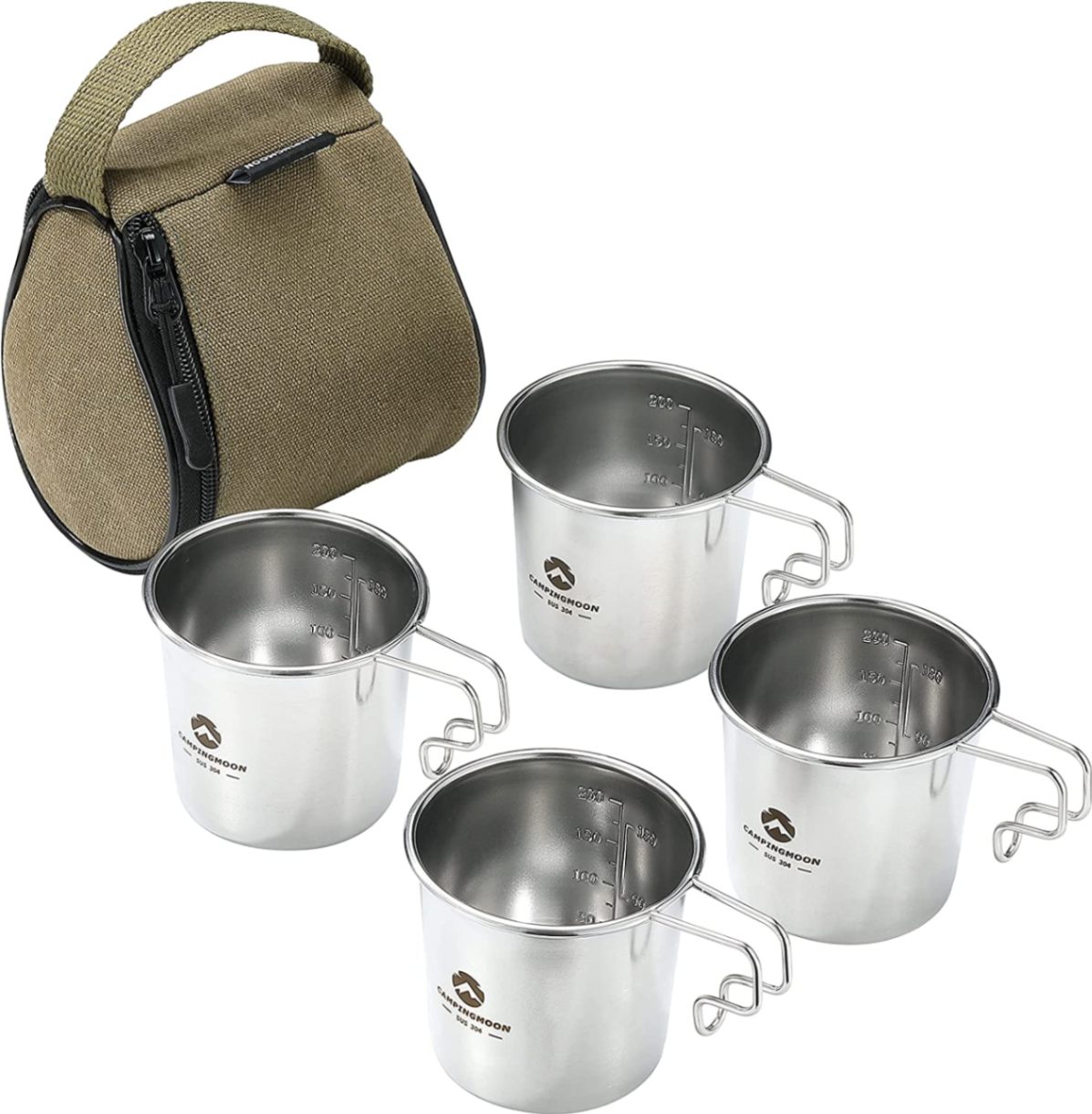 ソロマグ M 4点セット SOLO MUG S-190-4P+B | クッキングツール,シェラカップ・マグカップ | キャンピングムーン | Campingmoon