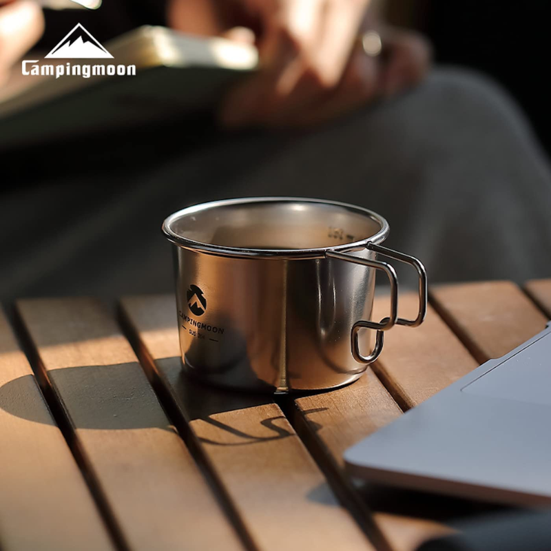 ソロマグ S キャンプ用 マグカップ 160ml 4点セット 帆布ケース付き SOLO MUG S-180-4P+B | クッキングツール | キャンピングムーン | Campingmoon