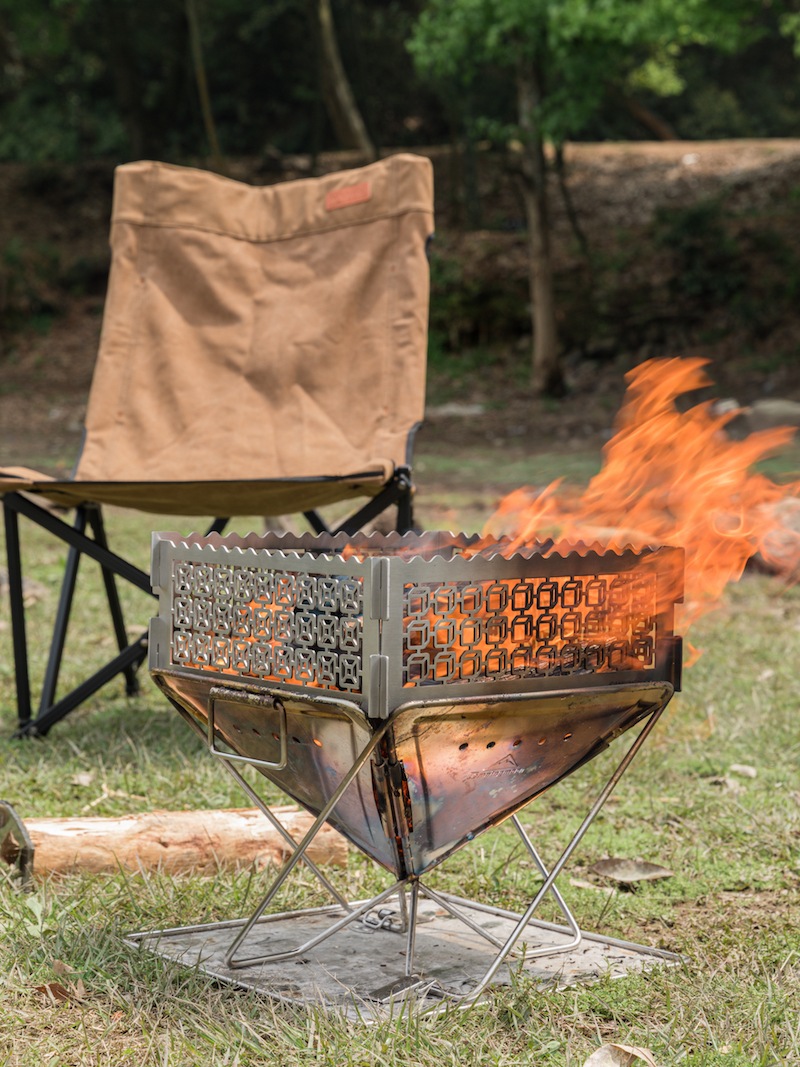 焚き火プレートML TKB-360-CU | 焚き火,サイクルプレート | キャンピングムーン | Campingmoon