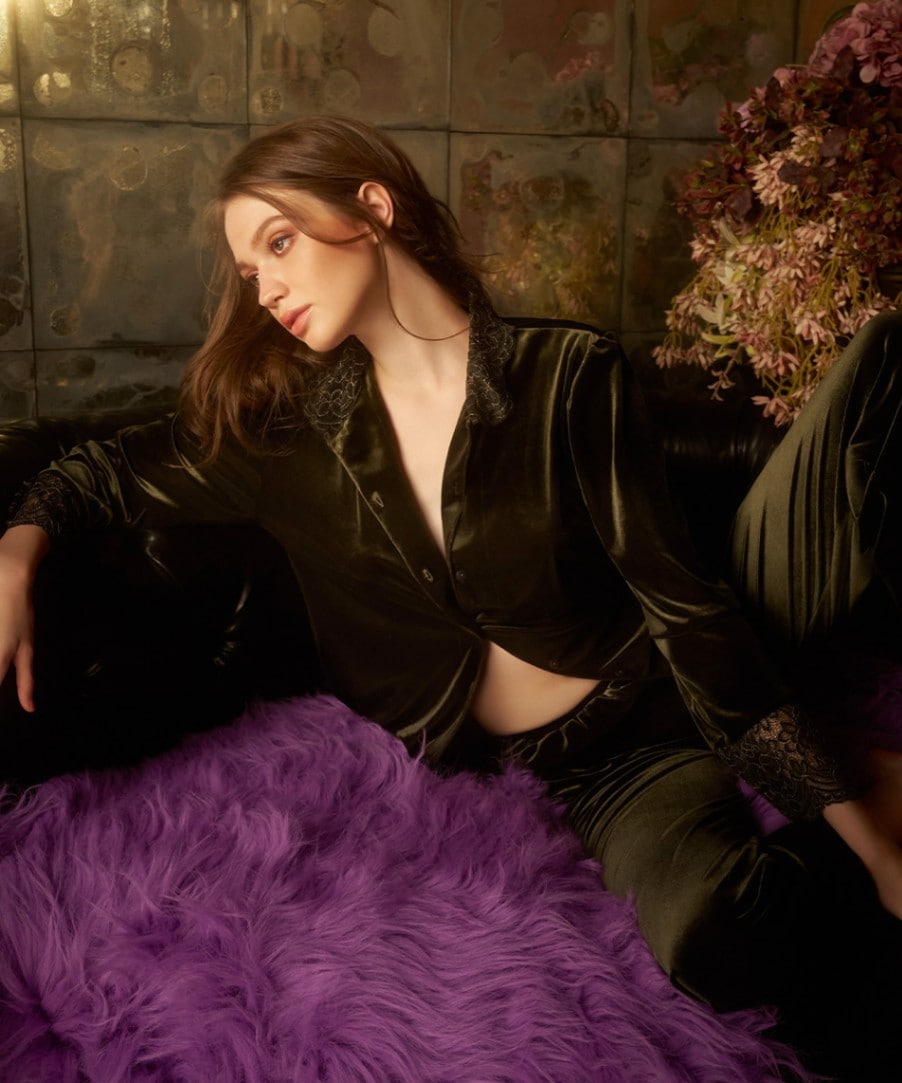 インポートランジェリー・下着 ANNEBRA-アンブラ- 公式通販｜Mystic ベロア×レースナイトウェアのページ