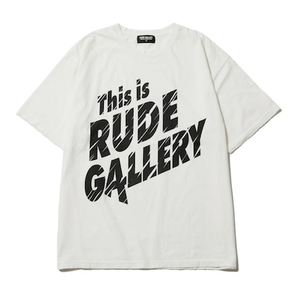 VINTAGE TEE - This is RUDE GALLERY (WHITE)｜RUDE GALLERY、LOST CONTROL ...