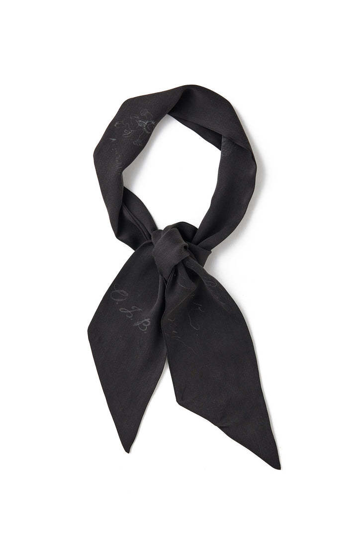 FADED SILK SCARF TIE (BLACK)｜RUDE GALLERY、LOST CONTROL、ROLL 販売店｜岐阜Candy ...