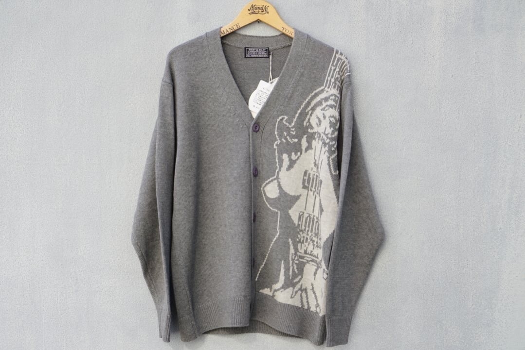 GUITAR GIRL 編込カーディガン (TOP GRAY)｜RUDE GALLERY、LOST CONTROL、ROLL 販売店｜岐阜 ...
