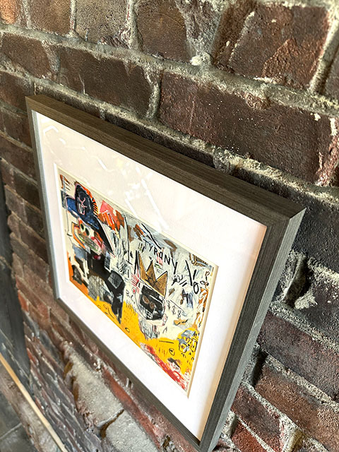 バスキア アートフレーム （Untitled 1982/Tyrany） ジャン=ミッシェル・バスキア 木製額付き 絵画ポスター ジークレー印刷 ...