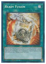 Ready Fusion(PSR)(1st)(簡素融合) プリズムレア【遊戯王 英語版】 NM｜遊戯王 英語版(北米版),Tin,2022 ...