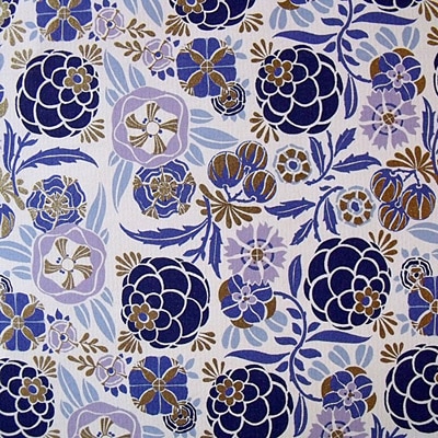 RO-ORB ゴールドブルー花柄 | すべての商品 | | イタリア直輸入カルトナージュ材料 カルタフィオッコ