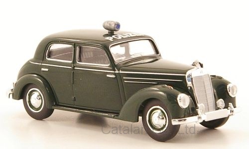 1/87 メルセデス ベンツ パトカー Mercedes 220 W187 グリーン 緑 dark green Polizei (D ...