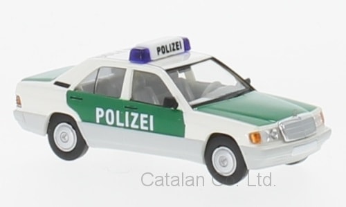 1/87 メルセデス ベンツ パトカー Mercedes 190 E Polizei Bremen Brekina Starmada 梱包 ...