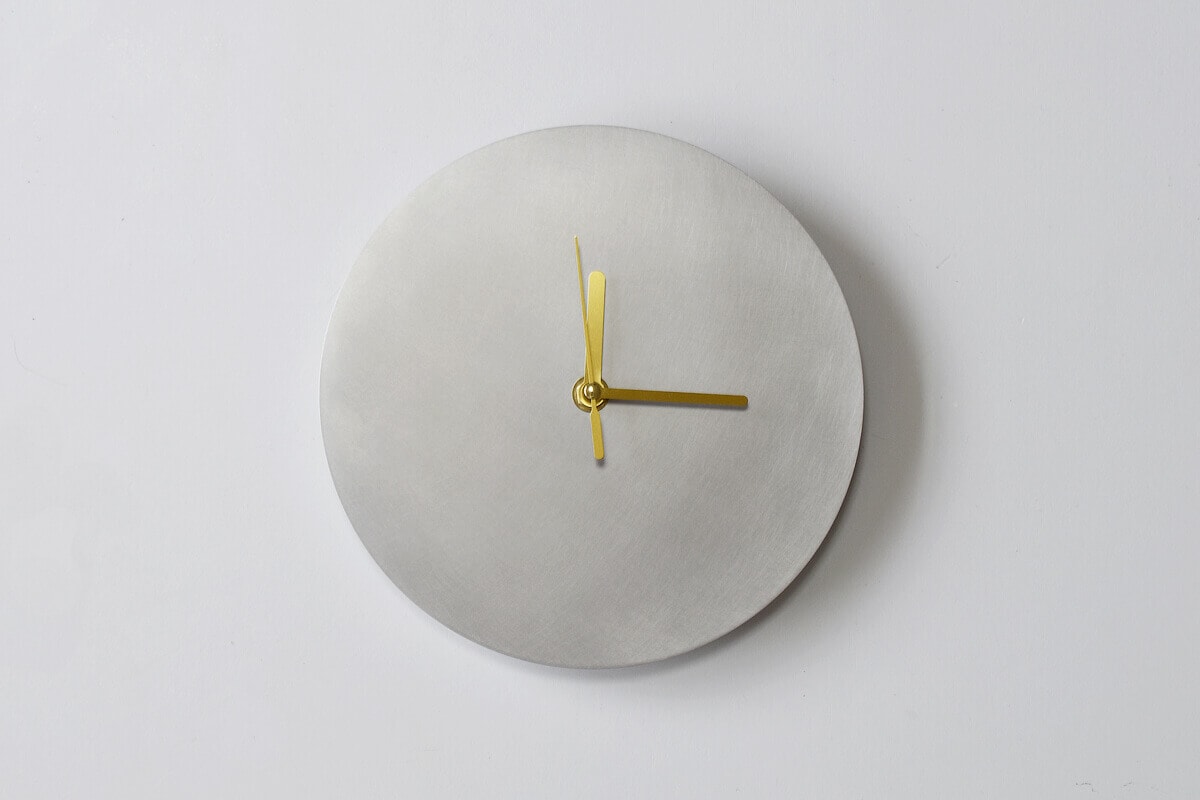 MINIMAL WALL CLOCK / 組地翔太 （KUMJI DESIGN）｜CATAWARA（カタワラ）
