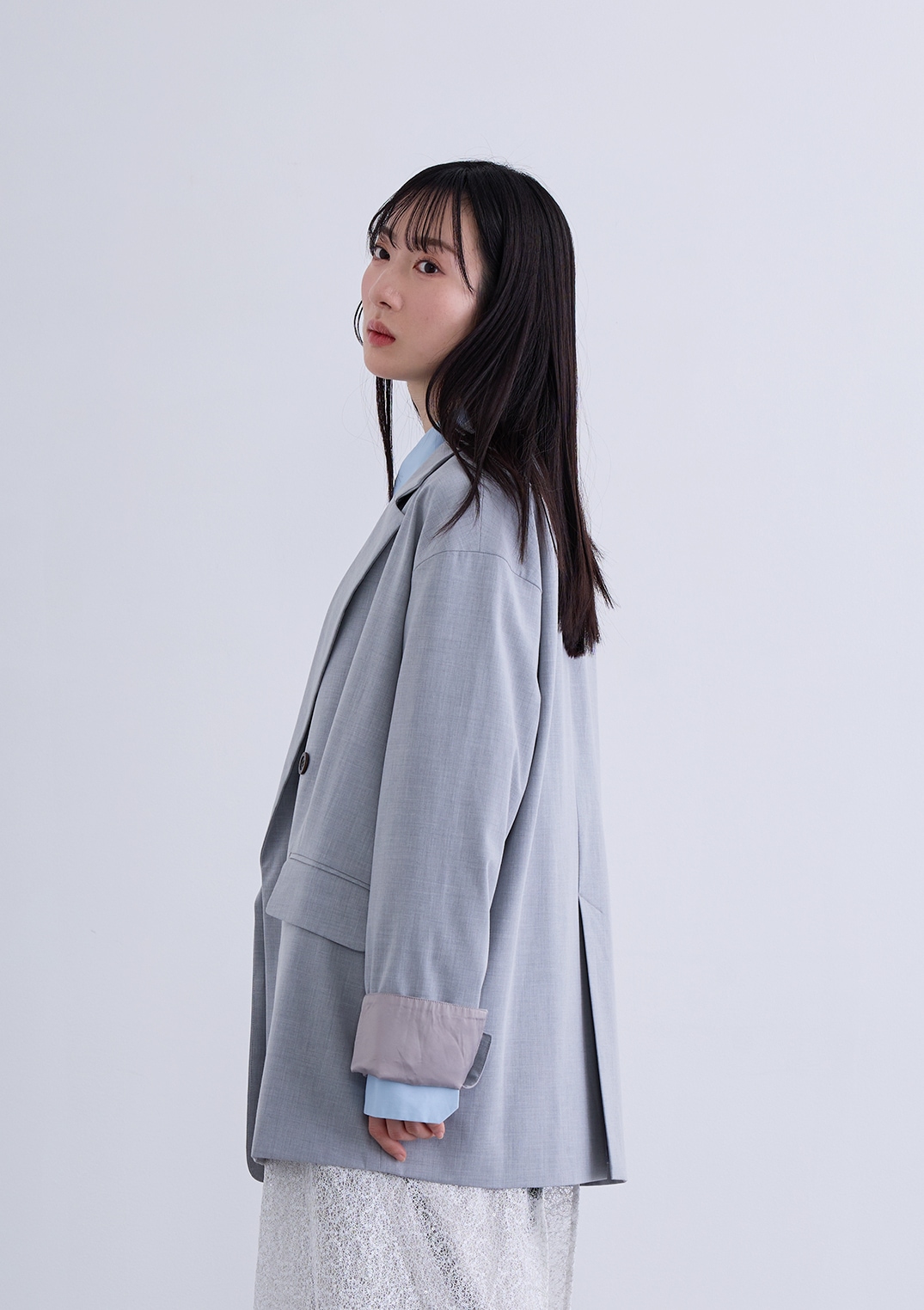 【neuf cent neuf】ロールアップ オーバー ジャケット | NEW ARRIVAL | Cour Carre an ONLINE ...