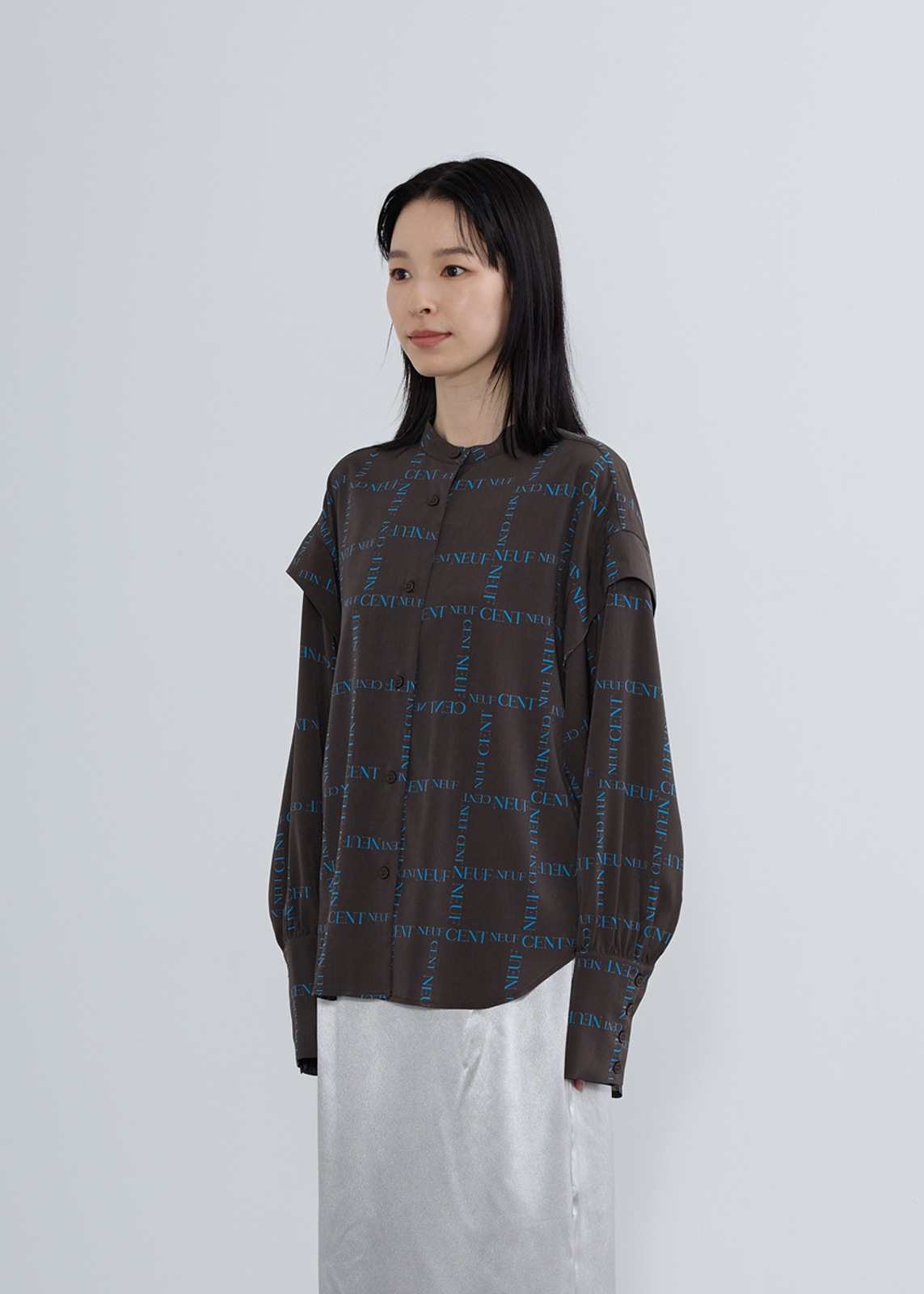 【neuf cent neuf】 クラシカルロゴチェックブラウス | BRAND,neuf cent neuf | Cour Carre an ...