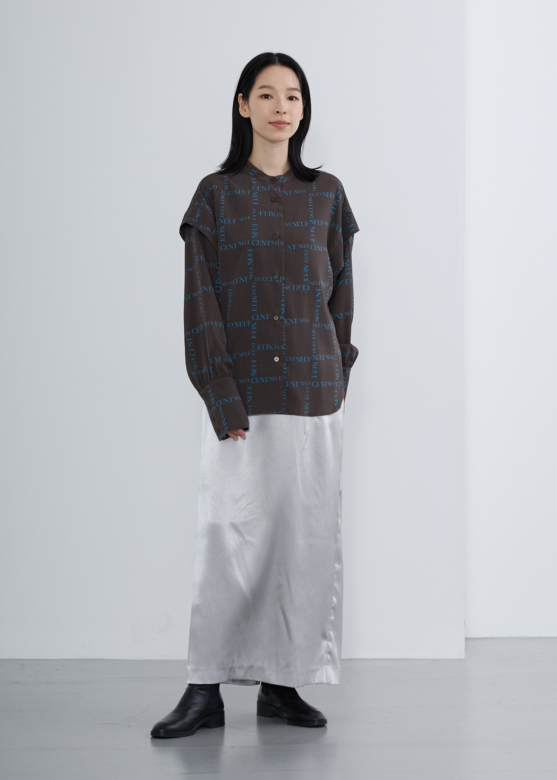 【neuf cent neuf】 クラシカルロゴチェックブラウス | BRAND,neuf cent neuf | Cour Carre an ...