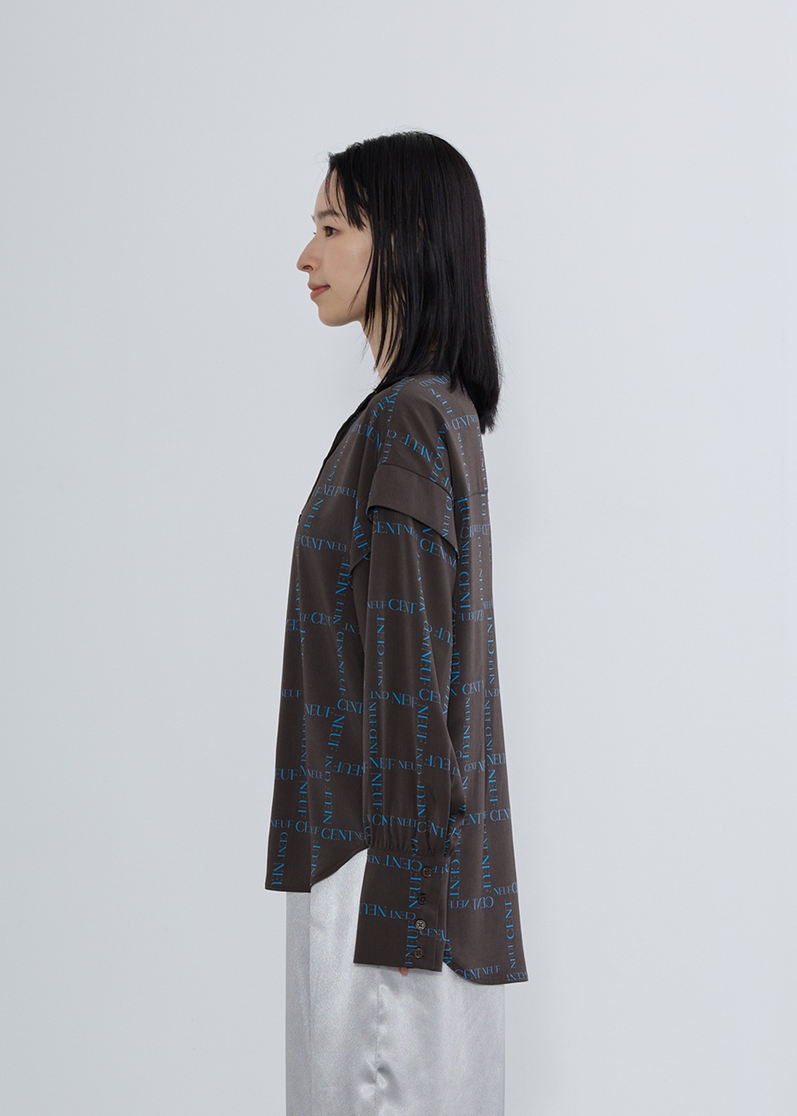 【neuf cent neuf】 クラシカルロゴチェックブラウス | BRAND,neuf cent neuf | Cour Carre an ...