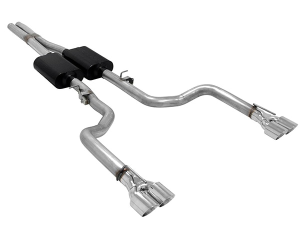 【FLOWMASTER 正規品】アメリカンサンダーキャタバックエキゾーストシステム 15-23y チャレンジャー5.7L/6.2L/6.4L ...