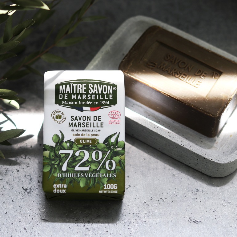 MAITRE SAVON DE MARSEILLE メートル・サボン・ド・マルセイユ｜サボン・ド・マルセイユ オリーブ 100g (オリーブ石鹸) 通販｜DUPON35