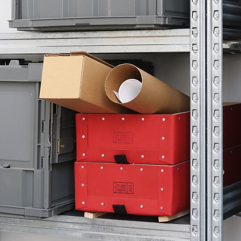 PUEBCO プエブコ｜WELDER PAPER STACKING BOX Organizer: Half 22cm ウェルダーペーパース ...