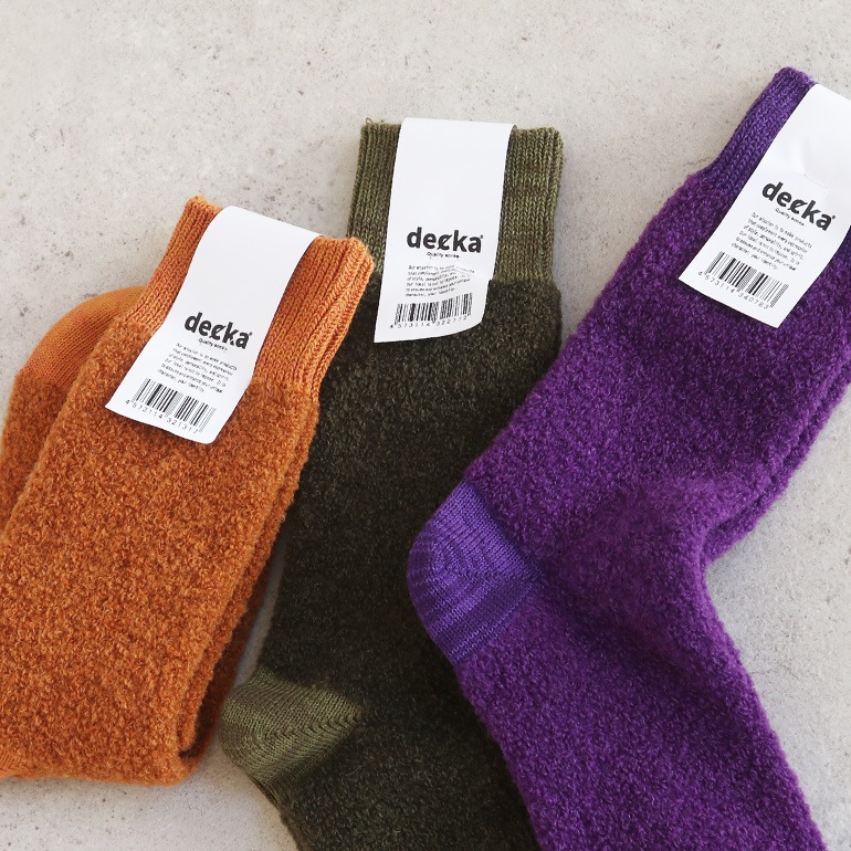 decka quality socks デカクォリティソックス｜Baby Alpaca & Merino Wool Socks ゴールド 通販 ...
