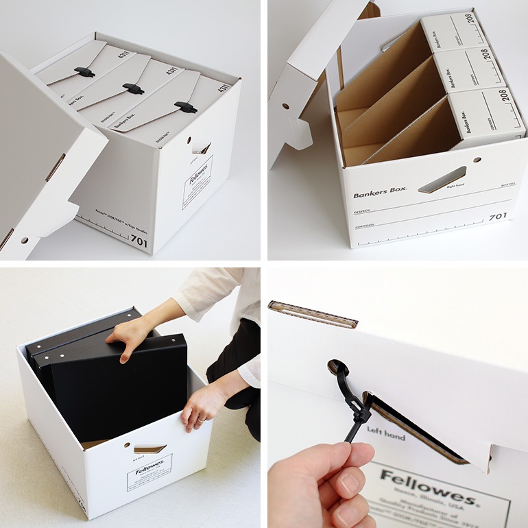 Fellowes フェローズ｜BANKERS BOX 701ボックス 3個1パック（ブラック） 通販｜DUPON35