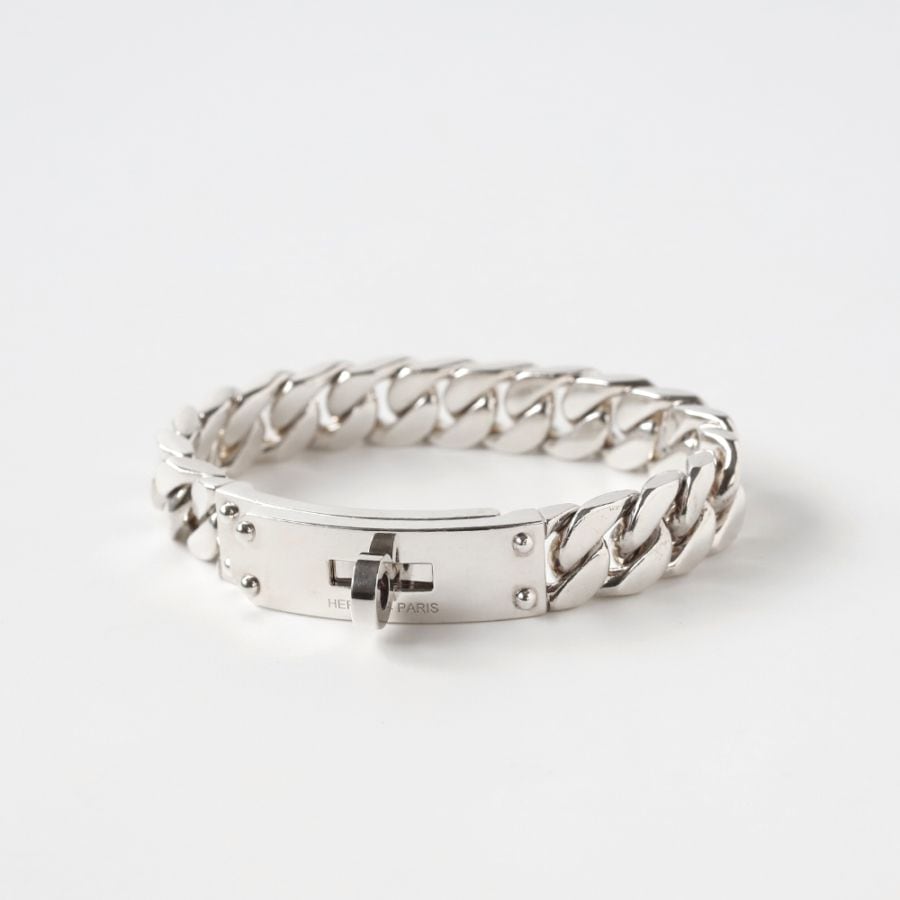 【USED】HERMES Kelly Gourmette GM Bracelet | VINTAGE | MATILDE