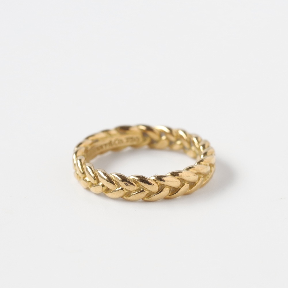 【VINTAGE】TIFFANY&Co. 18k Gold Braid Ring | すべての商品 | MATILDE