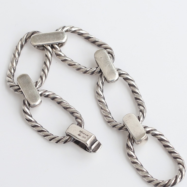 【VINTAGE】TIFFANY&Co. Twist Rope Bracelet（oval） | VINTAGE | MATILDE