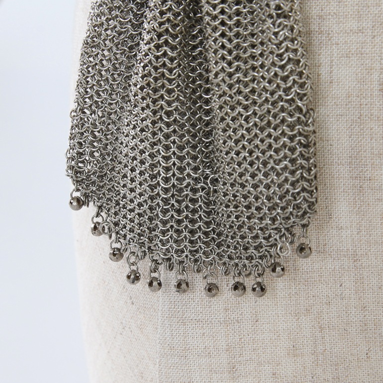 【1920s】French Silver Mesh Purse | VINTAGE | MATILDE