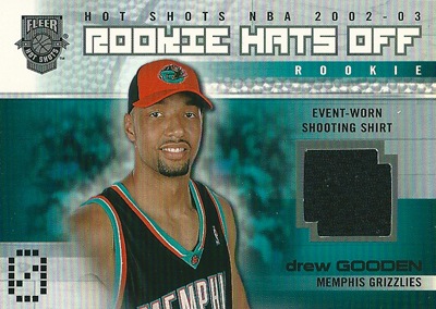ドリュー グッデン Drew Gooden NBAカード 02/03 Fleer Hot Shot Rookie Jersey 340/350 ...