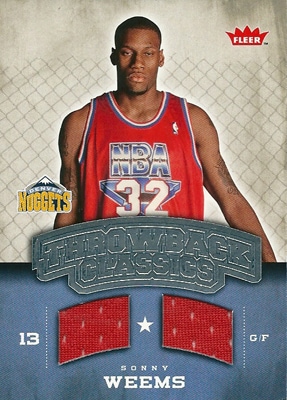 ソニー ウィームズ NBAカード 2008/09 Fleer Threowbacks Classics / Sonny Weems ｜カード ...