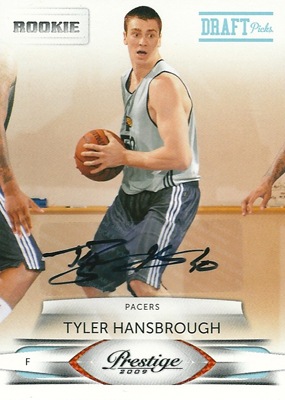 タイラー・ハンズブロウ NBAカード Tyler Hansbrough 09/10 Prestige Draft Picks Light ...