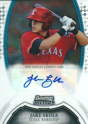 ジェイク・スコール MLBカード Jake Skole 2011 Bowman Sterling Prospects Autographs ...