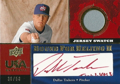 ダラス・トラハーン MLBカード Dallas Trahern 2008 USA Baseball Bound For Beijing Ⅱ ...