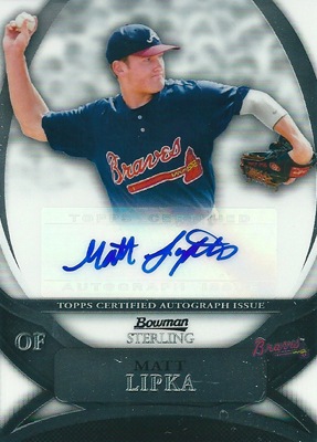マット・リプカ MLBカード Matt Lipka 2010 Bowman Sterling Prospect Autographs ｜カード ...