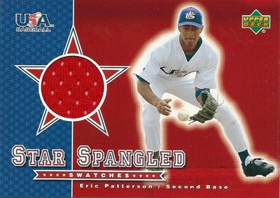 エリック・パターソン MLBカード Eric Patterson 2003 Upper Deck Star Spangled Swatches ...