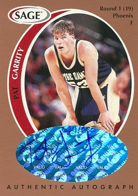 パット・ギャリティー NBAカード Pat Garrity 1998 Sage Autographs Bronze ｜カードファナティック公式通販
