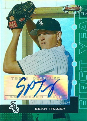 ショーン・トレーシー MLBカード Sean Tracey 2005 Bowman's Best First Year Autograph ...