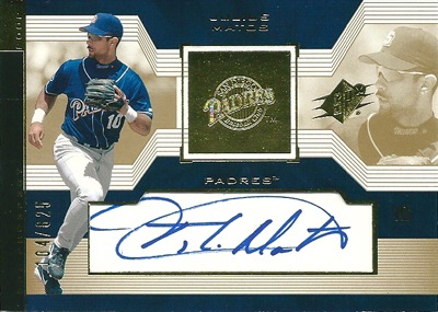 ジュリアス・マトス MLBカード Julius Matos 2002 SPx Prospect Autographs 104/825 ｜カード ...
