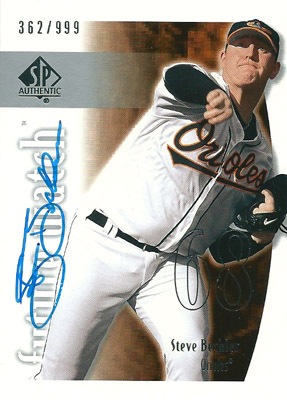 スティーブ・ベックラー MLBカード Steve Bechler 2002 SP Authentic Future Watch 362/999 ...