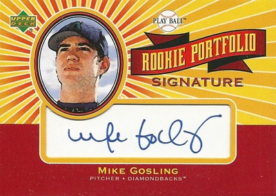 マイク・ゴスリング MLBカード Mike Gosling 2004 UD Play Ball Rookie Portfolio ...