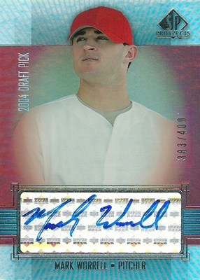 マーク・ウォーレル MLBカード Mark Worrell 2004 SP Prospects Autograph Bonus 383/400 ｜カードファナティック公式通販