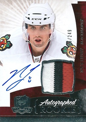 ニック・レディ NHLカード Nick Leddy 10/11 The Cup Rookie Patch Autographs 135/249 ...