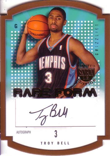 トロイ・ベル NBAカード Troy Bell 03/04 Skybox LE Rare Form Autographs 078/150 ...