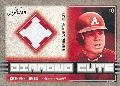 チッパー・ジョーンズ MLBカード Chipper Jones 2003 Flair Diamond Cuts Jersey ｜カード ...