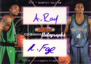 Allan Ray/Randy Foye 2006/07 Topps Full Court Co-Signers ｜カードファナティック公式通販