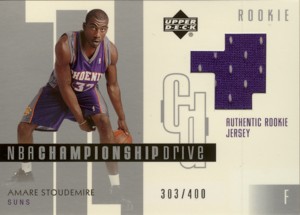 Amare Stoudemire 2002/03 UD Championship Drive Rookie Jersey 400枚限定 ...